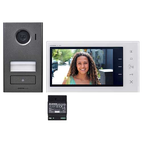 Kit interphone vidéo AIPHONE en saillie avec mémoire d'images - JVS1V ...