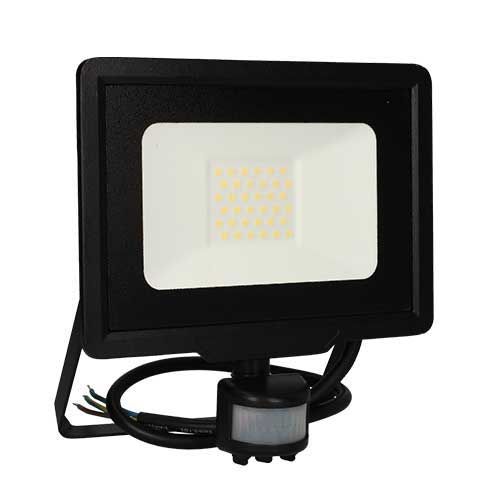 Projecteur extérieur LED extra plat précâblé à détection ARLUX 230V 30W ...