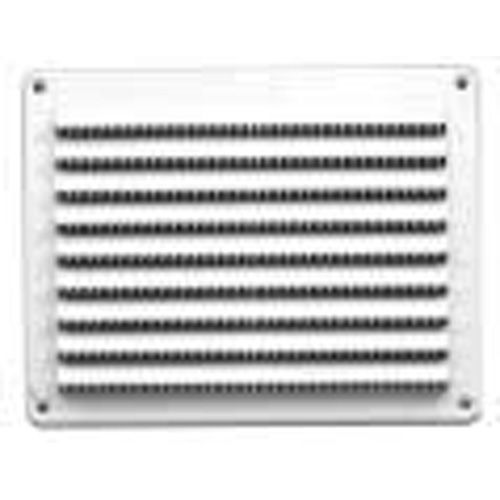 Grille PVC extérieure en applique à visser 150x200mm blanc DMO - 010609 ...