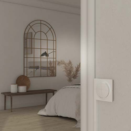 Interrupteur double va et vient FONTINI Neo Evo complet blanc 123elec.com