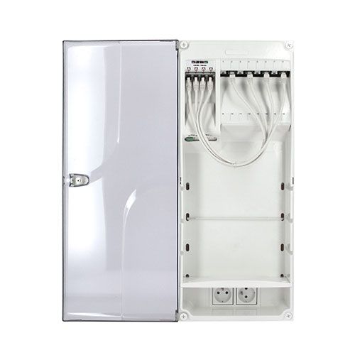 Coffret de communication Grade 2TV IKEPE Start Fullbox 8RJ45 123elec.com