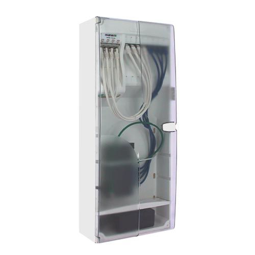 Coffret de communication Grade 3TV IKEPE Home Connect Fullbox 8RJ45 avec switch PoE 123elec.com