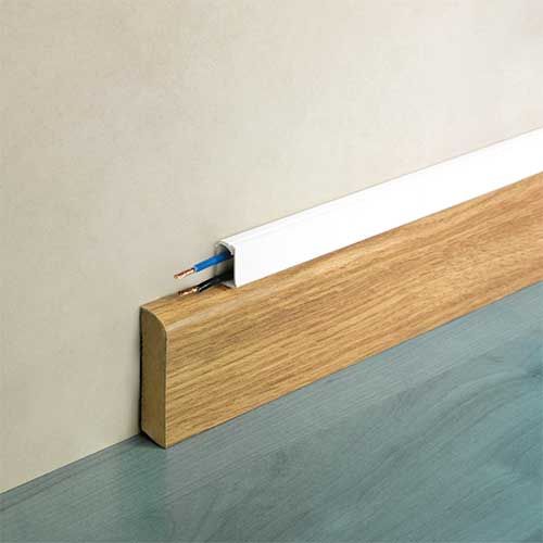 Moulure électrique adhésive 12x7mm L1,16 blanche - Lot de 10 - INOFIX ...