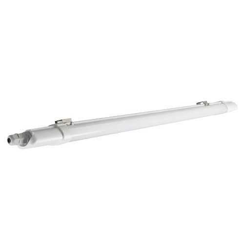 Réglette LED intégrée étanche LEDVANCE 24W 150cm blanc Submarine slim ...