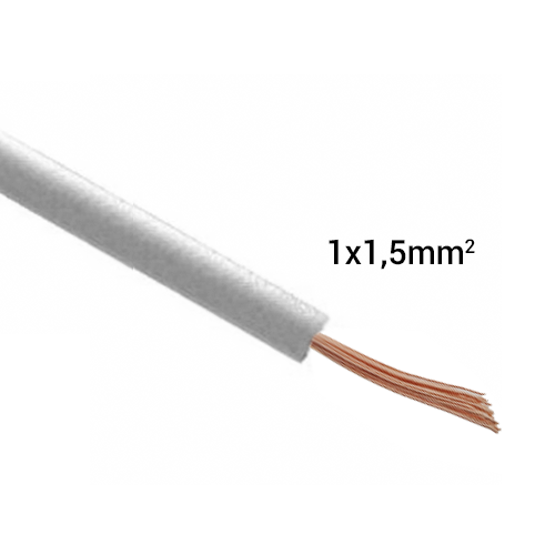 Fil électrique souple H07VK 1.5² gris MIGUELEZ - Couronne de 100m ...