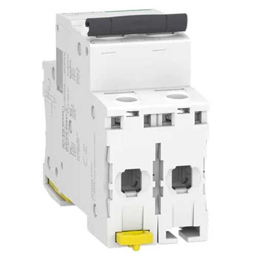 Disjoncteur SCHNEIDER 10A 2P courbe C 10kA 400V Acti9 iC60N EU - A9F74210 123elec.com