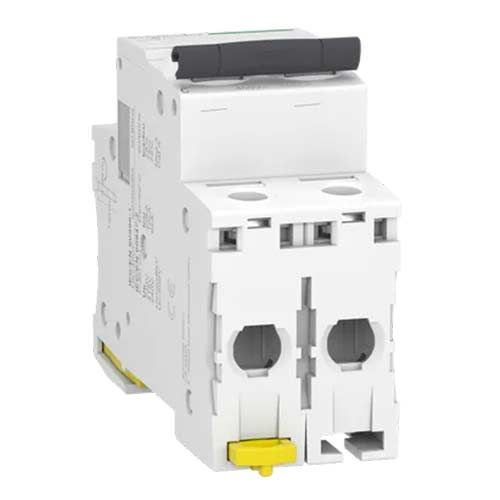 Disjoncteur SCHNEIDER 63A 2P courbe C 10kA 400V Acti9 iC60N EU - A9F74263 123elec.com