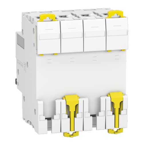 Disjoncteur SCHNEIDER 40A 4P courbe C 10kA 400V Acti9 iC60N EU - A9F74440 123elec.com