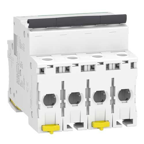 Disjoncteur SCHNEIDER 40A 4P courbe C 10kA 400V Acti9 iC60N EU - A9F74440 123elec.com