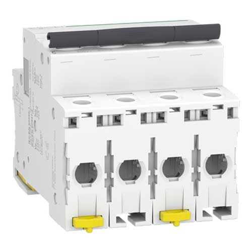 Disjoncteur SCHNEIDER 50A 4P courbe C 10kA 400V Acti9 iC60N EU - A9F74450 123elec.com