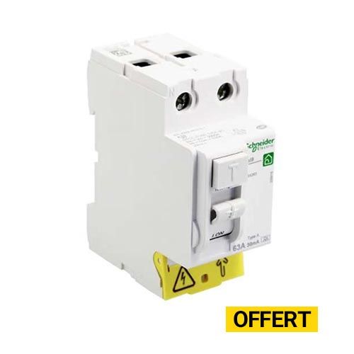 Pack 3 X 20 Disjoncteurs Ph+N de 10A - 16A - 20A + 1 Interrupteur différentiel 63A 30mA AC ...