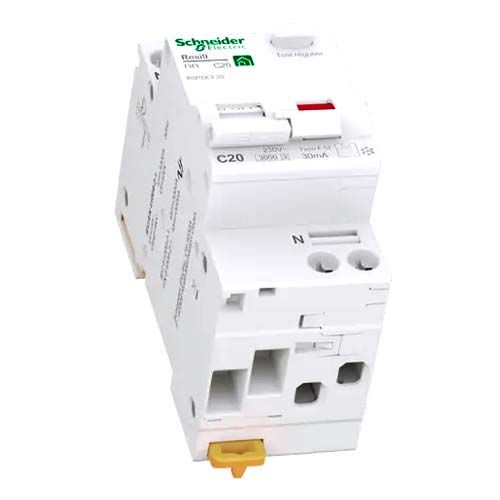 Disjoncteur différentiel SCHNEIDER 20A 30mA type C FSI Resi9 XP - R9PDF20 123elec.com