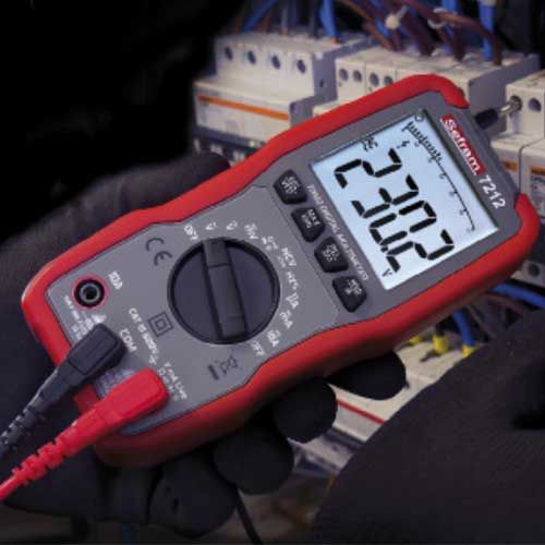 Multimètre digital de poche SEFRAM 6000 points - SEFRAM7212 123elec.com