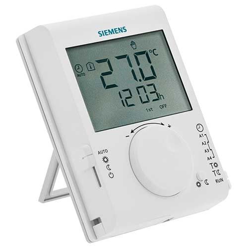 Thermostat d'ambiance journalier sans fil + 1 récepteur SIEMENS 123elec.com