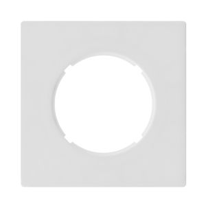 Plaque simple FONTINI Dom blanc - FON038225 123elec.com