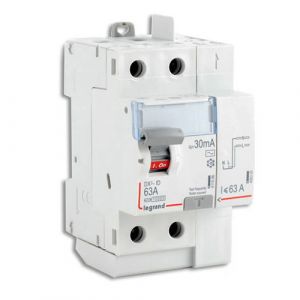 Interrupteur différentiel LEGRAND 63A 30mA type AC DX3 - 411633 123elec.com