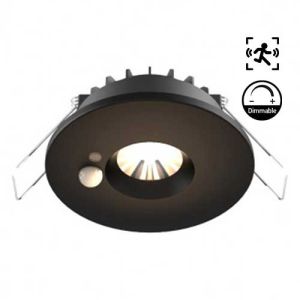Spot LED BBC encastrable à détection MIIDEX Esa 6W CCT noir - MII100620 123elec.com