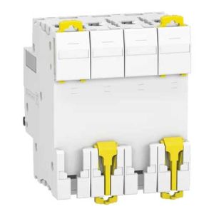 Disjoncteur SCHNEIDER 63A 4P courbe C 10kA 400V Acti9 iC60N EU - A9F74463 123elec.com