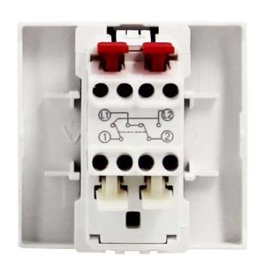 Permutateur 10A 2 modules SCHNEIDER Unica mécanisme blanc - NU320518 ...