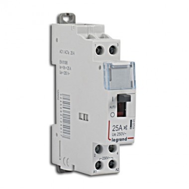 Contacteur Jour/Nuit LEGRAND 25A 2F/NO monophasé CX3 - 412501 123elec.com