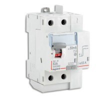Interrupteur différentiel LEGRAND 63A 30mA type A DX3 - 411639 123elec.com