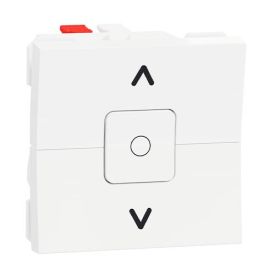 Plaque de finition 1 poste 2 modules SCHNEIDER Unica Pro blanc - NU400218 123elec.com